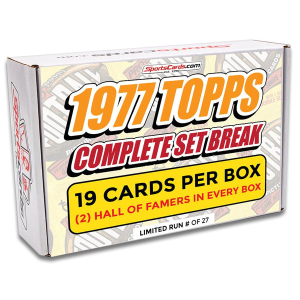 1977 TOPPS FOOTBALL COMPLETE SET BREAK - 19 CARDS PER BOX! 2 HOFERS PE ...