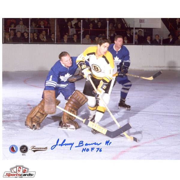 Johnny Bower Toronto Maple Leafs Signed Auto 8x10 Photo - Sportscards.com