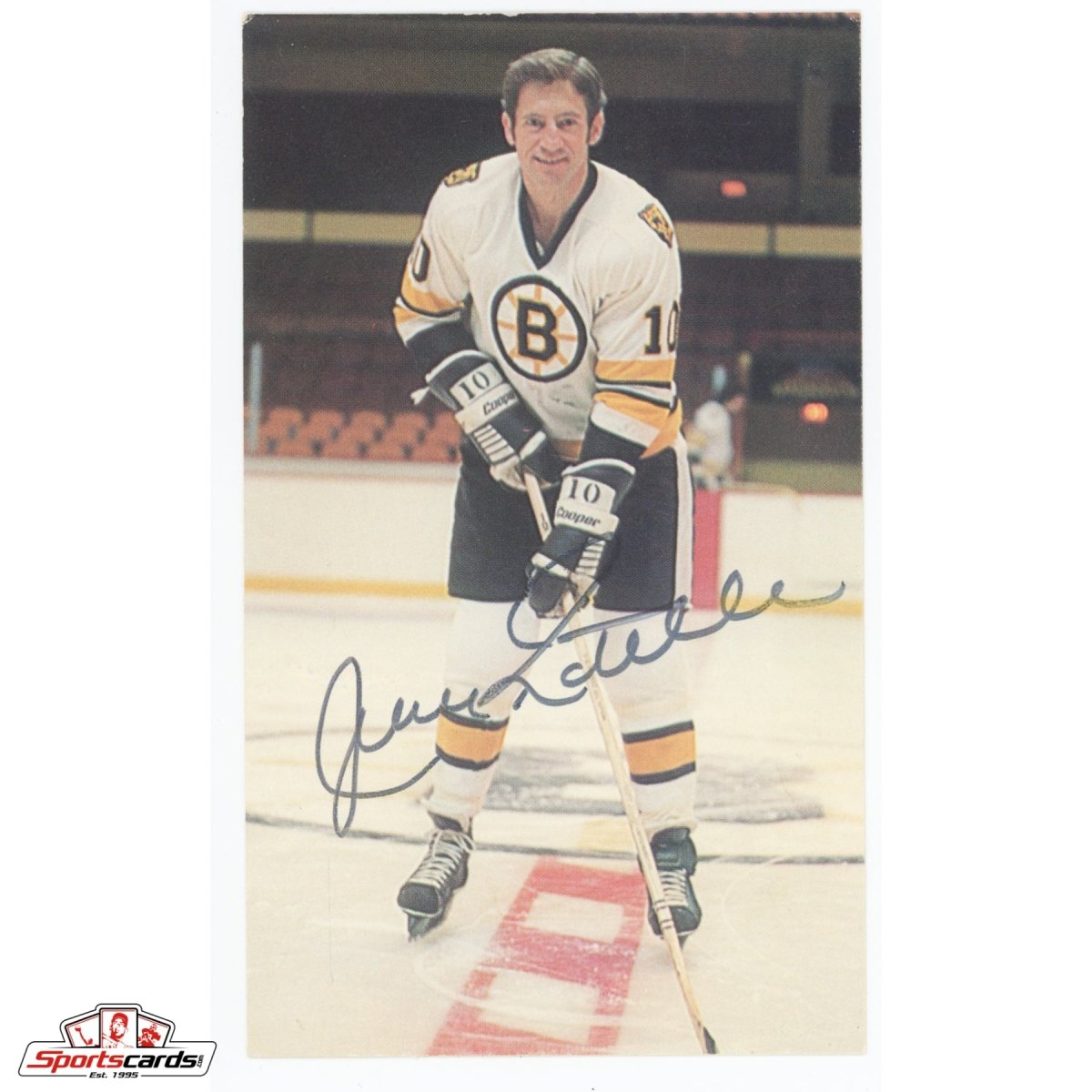 Jean Ratelle Signed Auto Photo Postcard - JSA - Sportscards.com