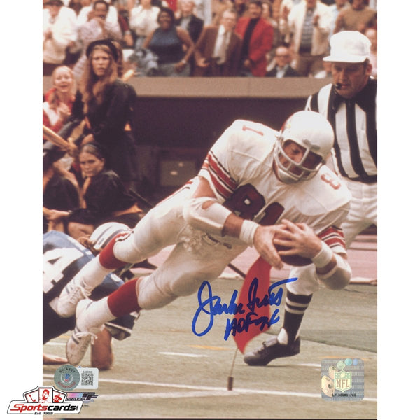 Jackie Smith Signed Auto 8x10 Photo Beckett BAS Cardinals Cowboys ...