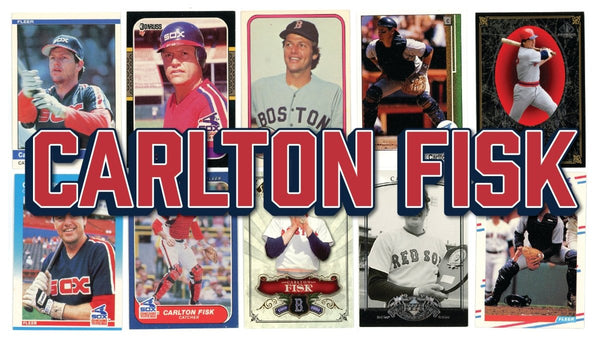 Carlton Fisk (10/25) Different Card Player Pack – In Semi Rigid Holder ...