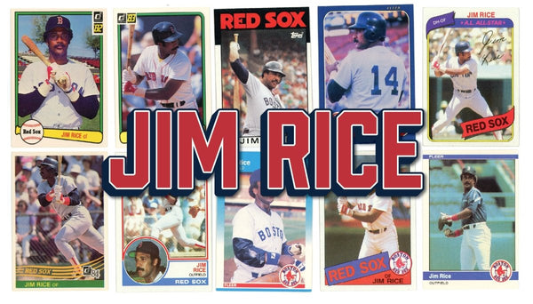 Jim Rice Trading Card Player Pack – In Semi Rigid Holders ...