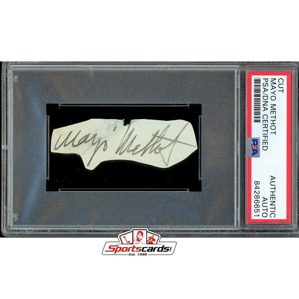 Mayo Methot (d.1951) Signed Cut Autograph PSA/DNA Humphrey Bogart Wife ...