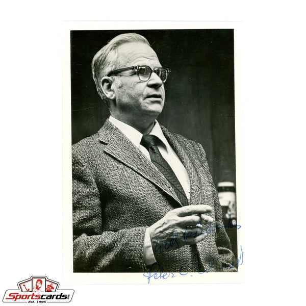 Inventor Peter Carl Goldmark Signed Auto 5x7 Photograph - Sportscards.com