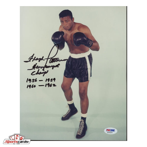 Floyd Patterson "Heavyweight Champ 1956-1959 1960-1962" Signed 8x10 Ph ...
